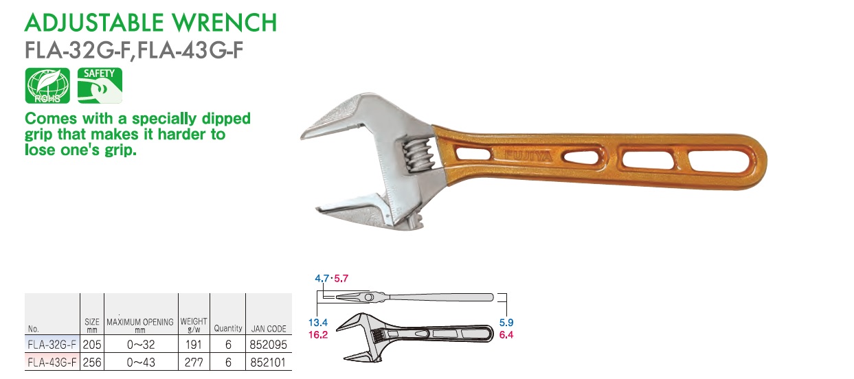 Ichiban Precision Sdn Bhd - Fujiya - Fujiya Electric & Piping Works, Adjustable Wrench ...